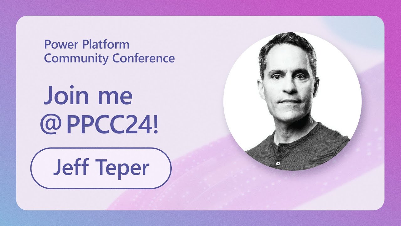 Meet Jeff Teper at PPCC24: Dive Into Microsoft 365!