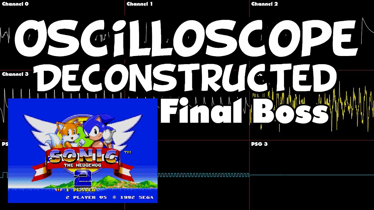 Sonic 2 - Final Boss - Oscilloscope Deconstruction