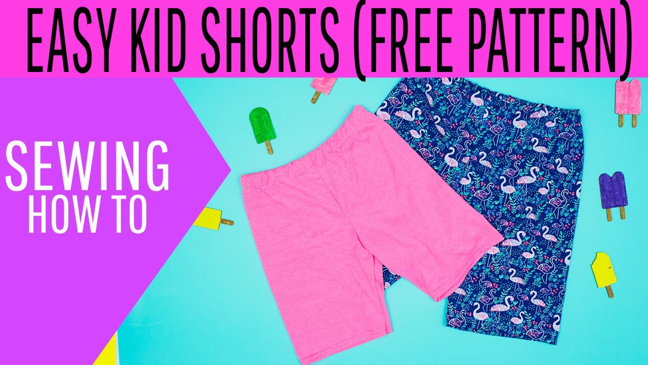 Easy Kids Shorts (FREE Pattern)