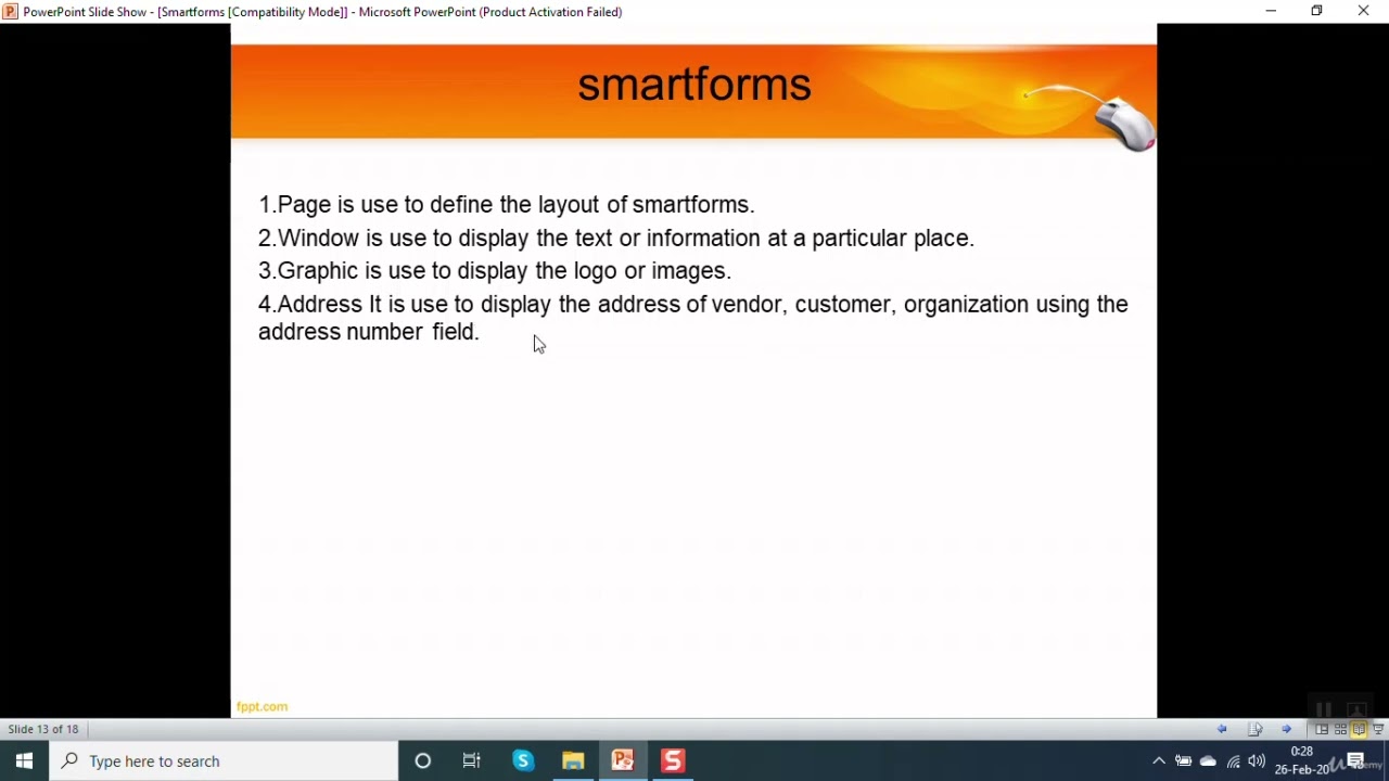1.  Introduction SMARTFORMS