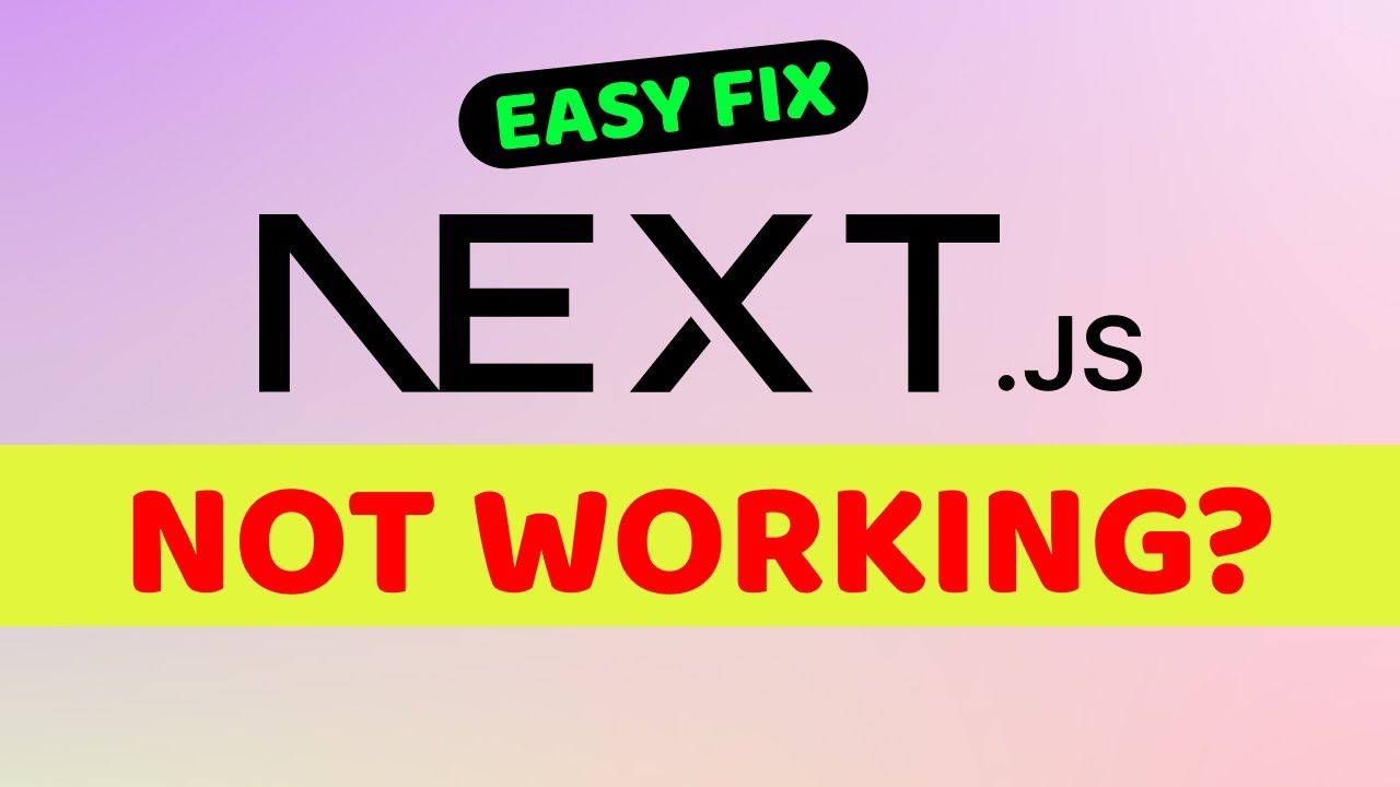 Create Next App Not Working [FIX] | Next.js Installation Stuck?