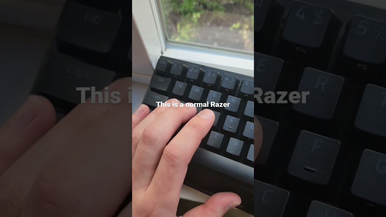 This keyboard sounds like bubble wrap...