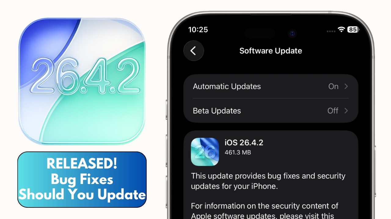 iOS 26.4.2 Released! What's NEW & Better BATTERY LIFE