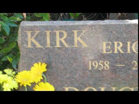 Actor Kirk Douglas Grave & Eric Douglas Grave Westwood Los Angeles California USA October 2020