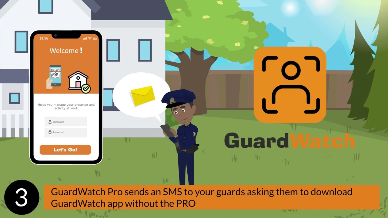 Guardwatch PRO is an app that manages your security guards activity real time - Download now