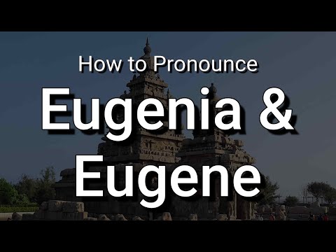 How to Pronounce Eugenia and Eugene Differently - Pronunciation and Meaning