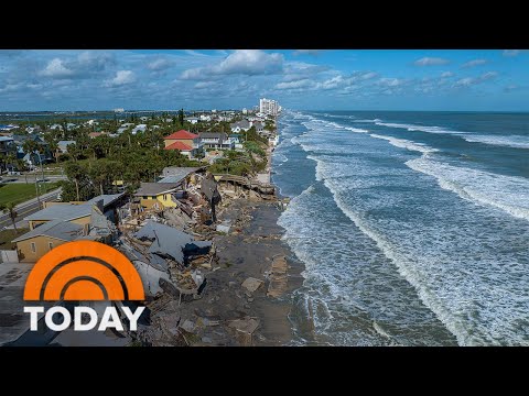 Hurricane Nicole Remnants Carve Path Of Destruction Up East Coast