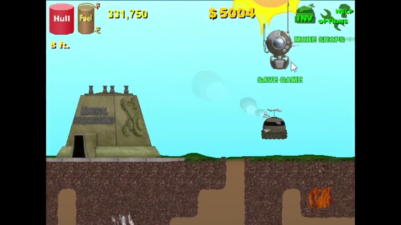 Motherload Flash Game Playthrough