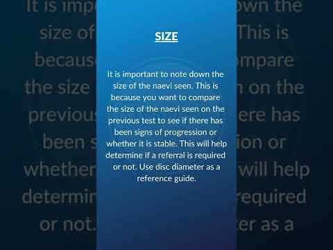 What to document when you see a choroidal naevus during an eye exam #eyecondition #eyeexam #optomyze