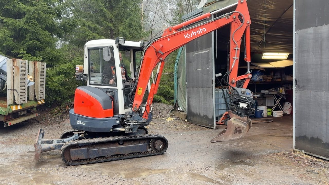 Grävmaskin Kubota U35-3a2, Haninge, Klaravik auktioner