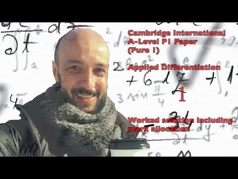 P1.7a. Applied Differentiation – Maths with David