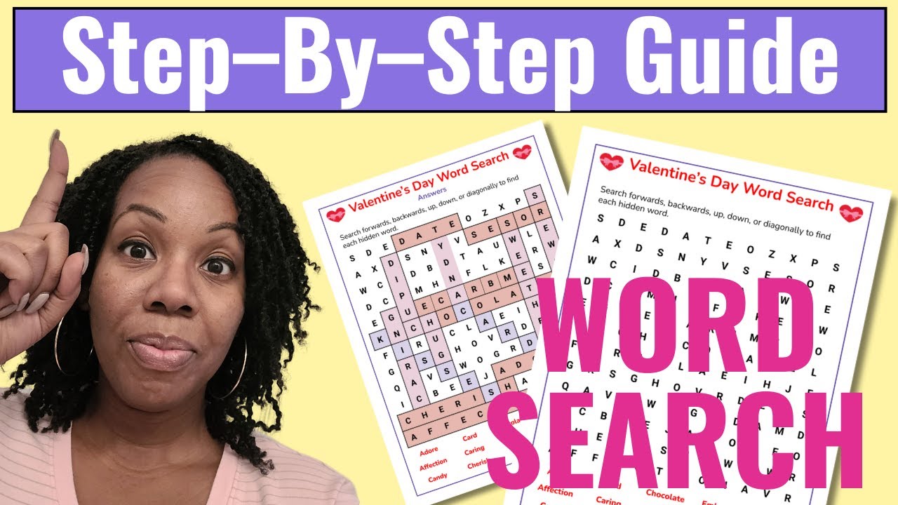 Make the Perfect Word Search Using Google Slides