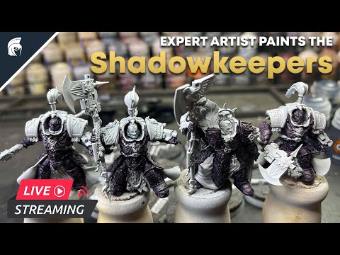 Painting Shadowkeepers Custodes - Black Armour