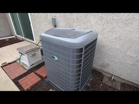 Carrier 26 Air Conditioner with Greenspeed Intellegence. 24VNA660A003