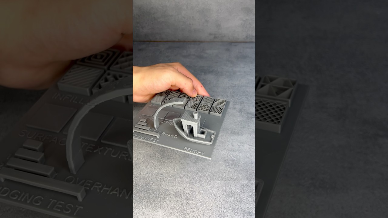 The ultimate printer test🤩#layerworks #3dprinter #testing #infill #3dprinting #3dprinted #bambulab