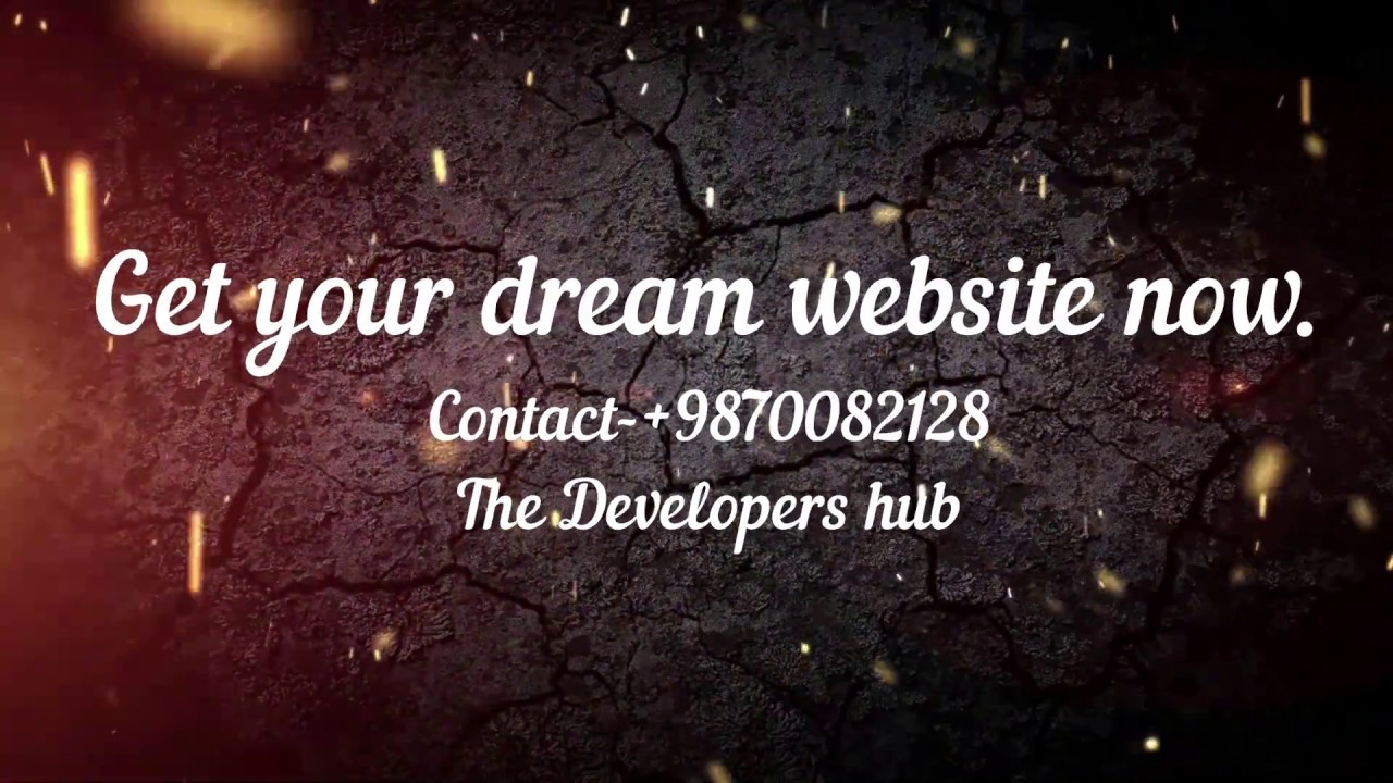 Get Your Own Website now with The Developers Hub