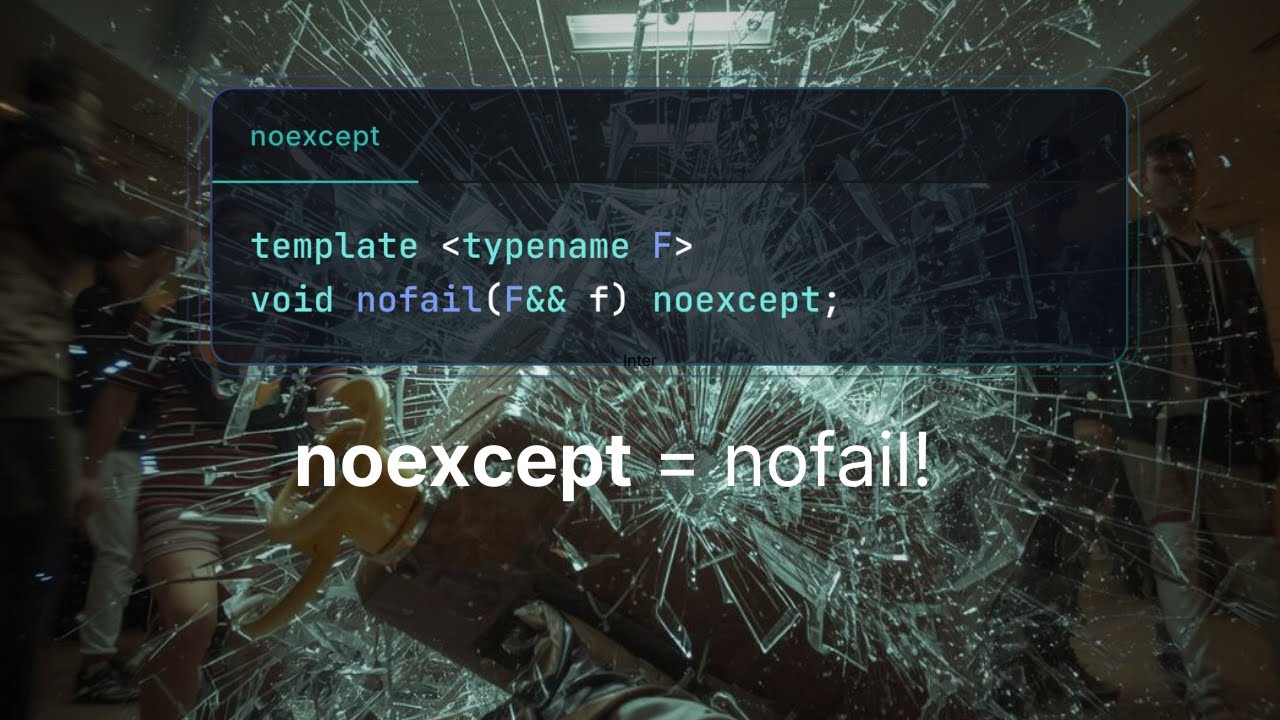 Understanding noexcept in C++