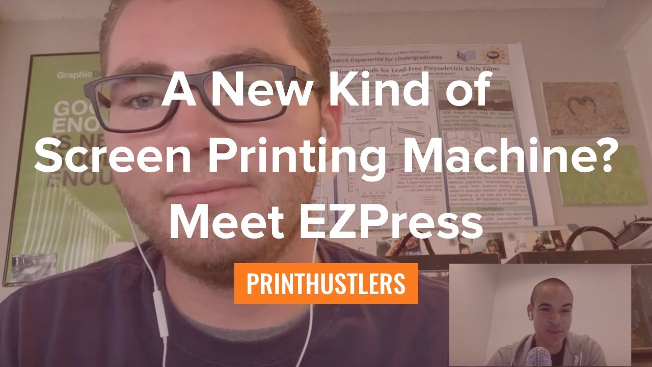 A New Kind of Screen Printing Machine? Meet EZPress: Semi-Automatic Screen Printing