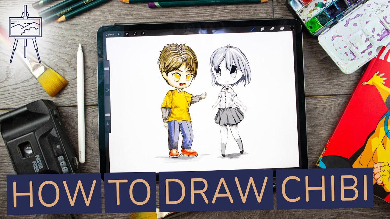 How to Draw a Chibi Step by Step #drawingtutorial