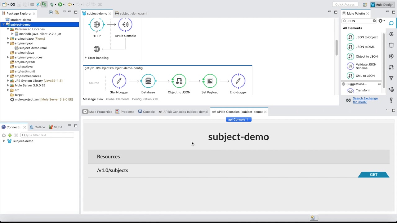 To  access database with Mulesoft