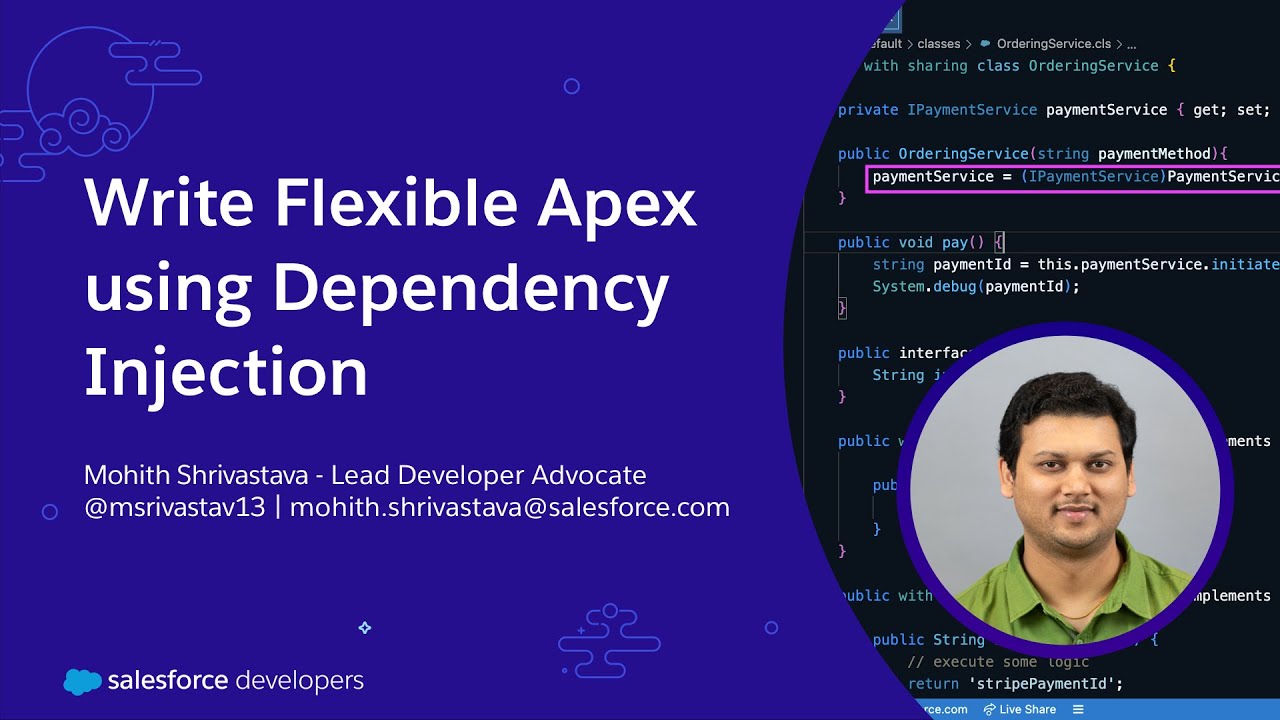 Write Flexible Apex using Dependency Injection | Developer Quick Takes