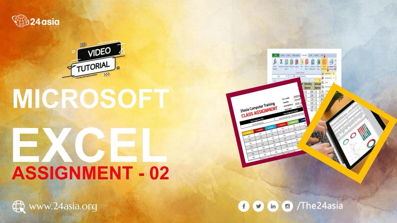Microsoft Excel Assignment -02 | Video Tutorial 