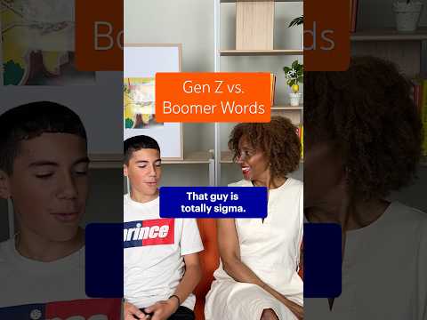 Gen Z vs. Boomer Words