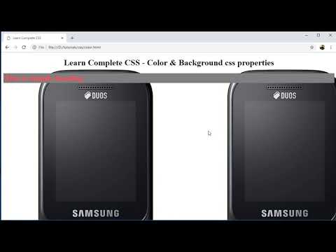 Learn Colors and Backgrounds CSS Properties in Hindi part4 - Mind Luster