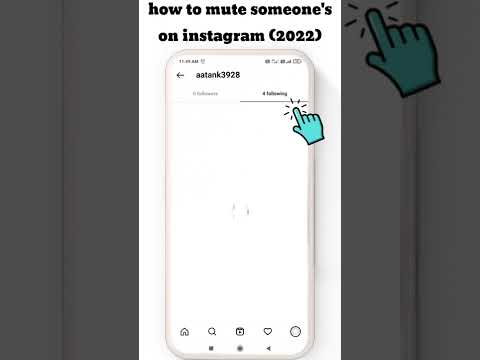 How to mute someone on instagram (2022)#shorts