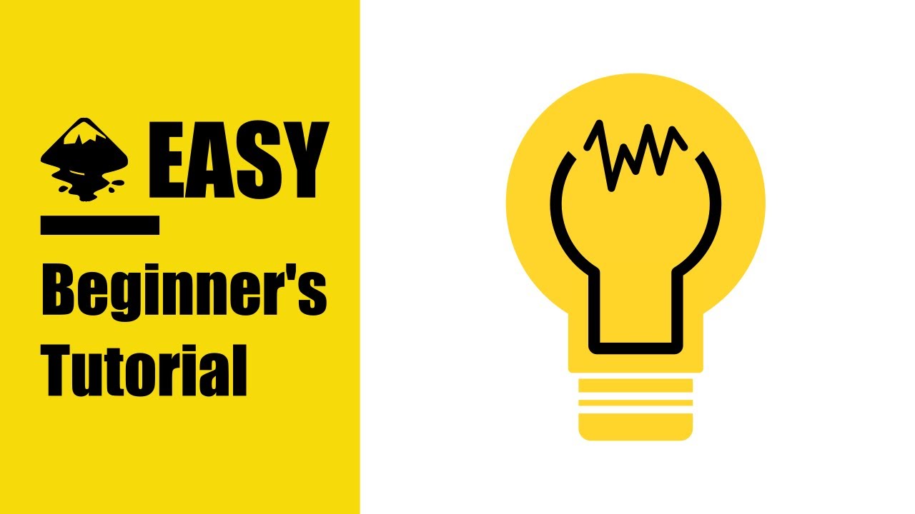 How to Make Bulb Illustration | Inkscape Tutorial