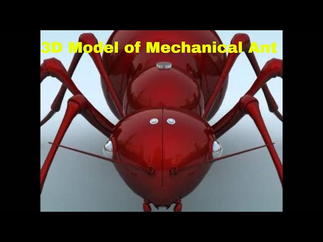 Mechanical Ant 3D Model - FlatPyramid