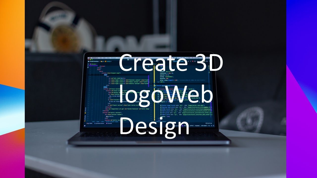 3Dlogo || 3D logo using html CSS |tech skills tv | web designing