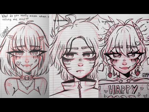 Alt TikTok Drawings Compilation Part 18🎨
