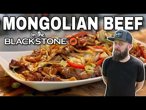 Ribeye Mongolian Beef with Rice Noodles | Blackstone Griddle