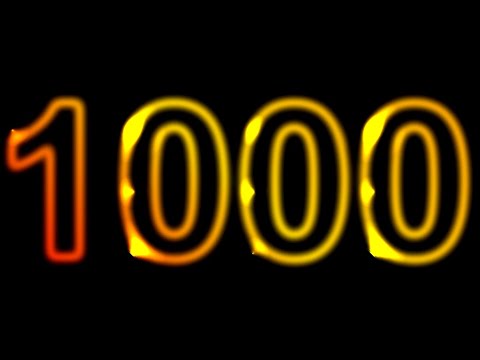 1000 Seconds Countdown Timer no Music with Alarm ⏰🔔