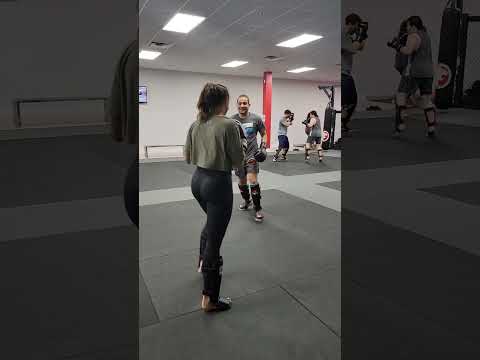 MUAY THAI SPARRING Coral X Cauata. #shorts