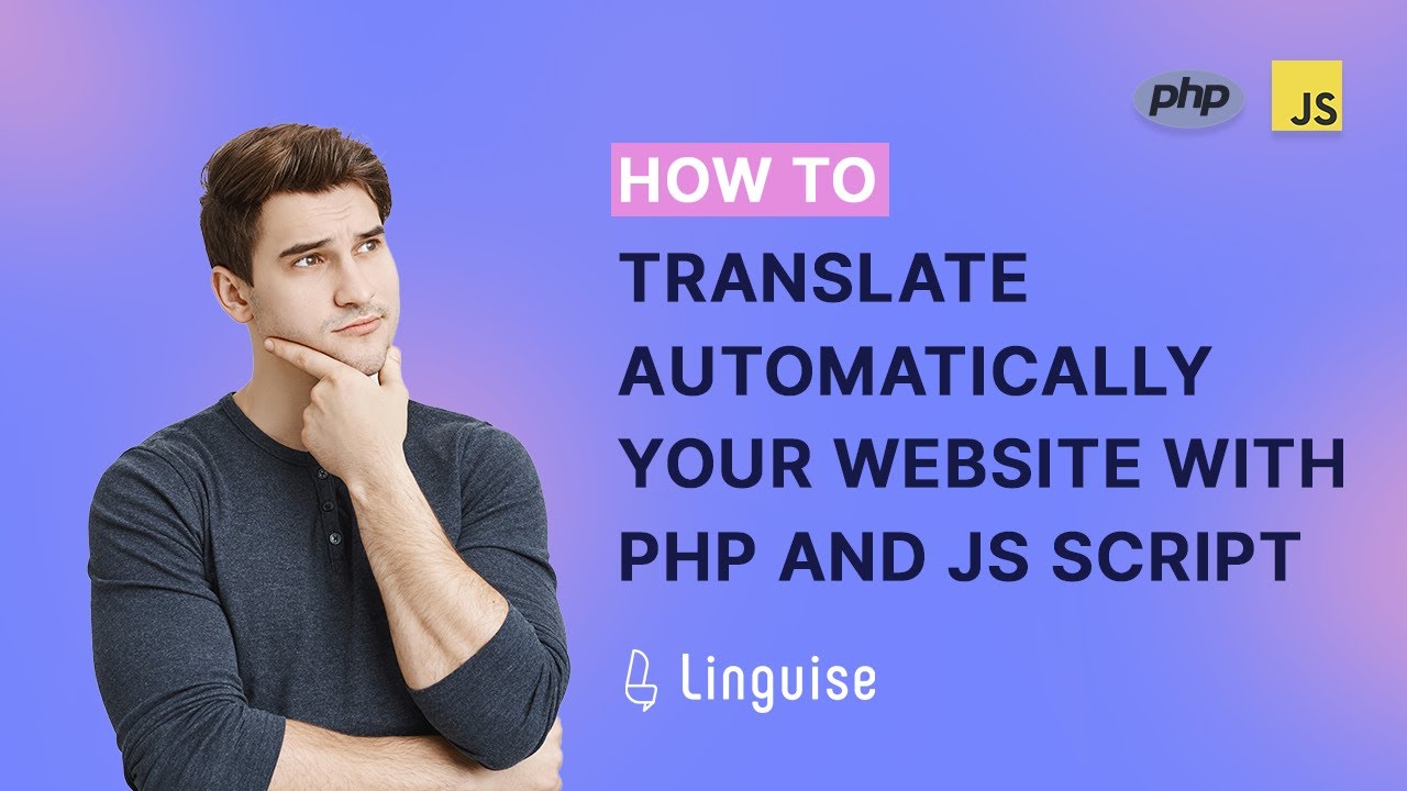 How to translate automatically your website with PHP and JS script