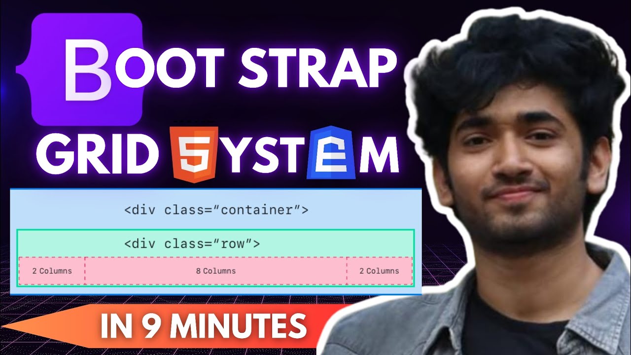Master Bootstrap Grid System in 9 Minutes To Make a Responsive Web Page #html #css #htmlcss #coding