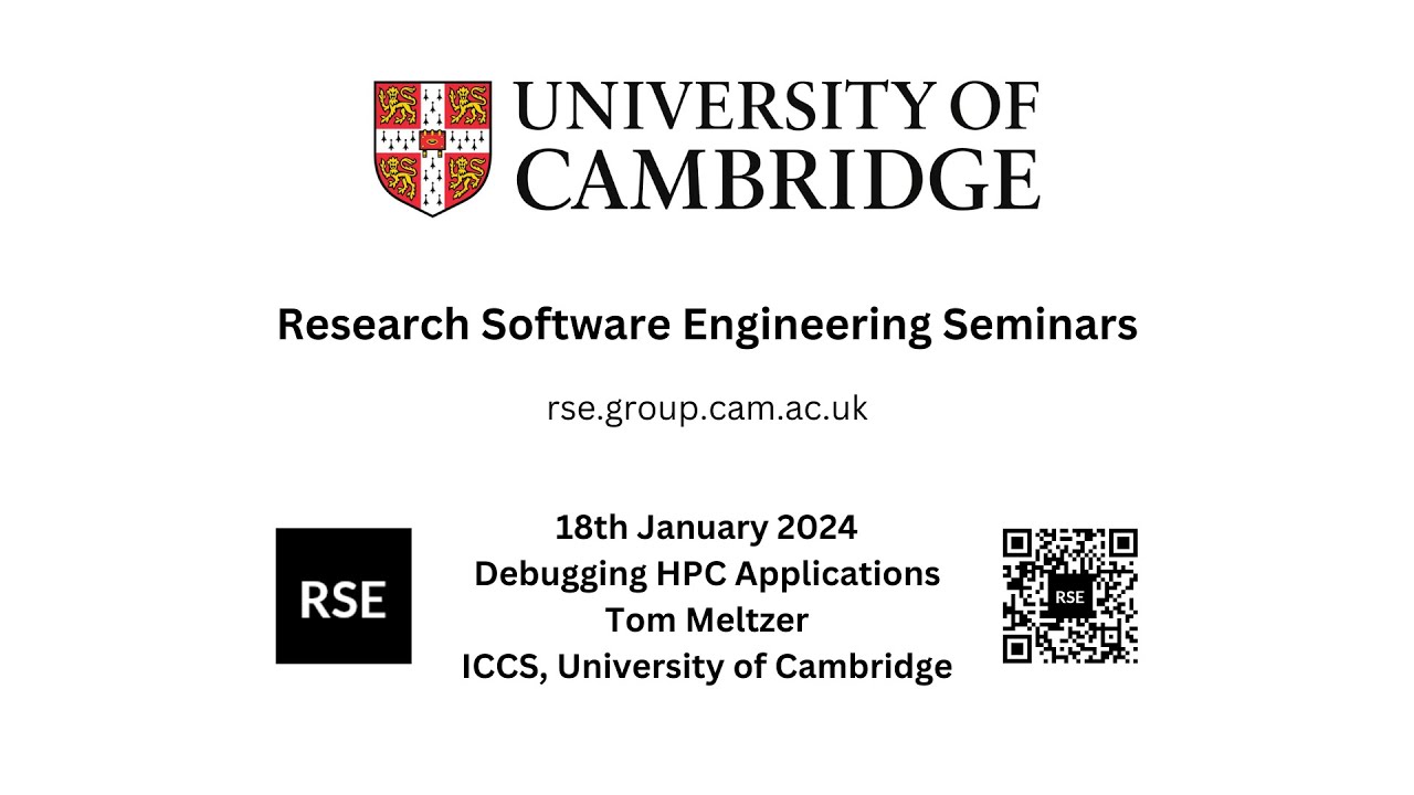Debugging HPC applications - Tom Meltzer