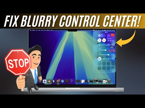 How to Fix Blurry Control Center in macOS Tahoe 26 on Mac