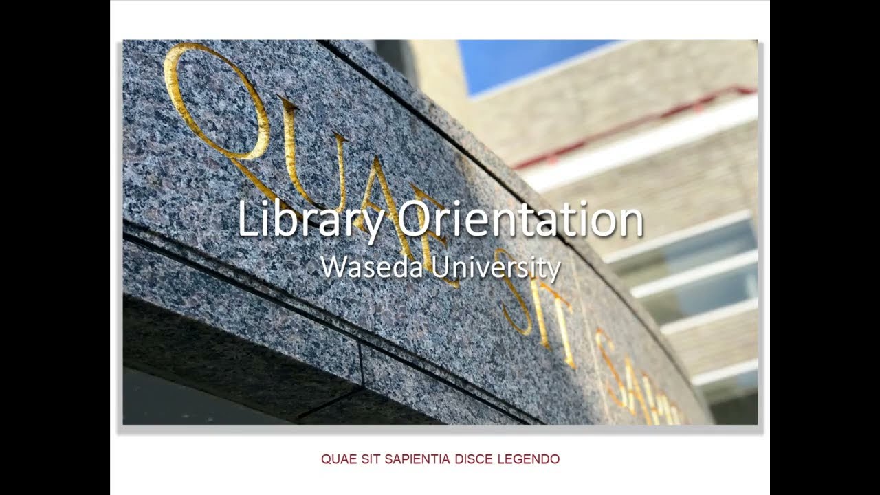 Welcome to the library, new students! ーFor first-time library usersー ...