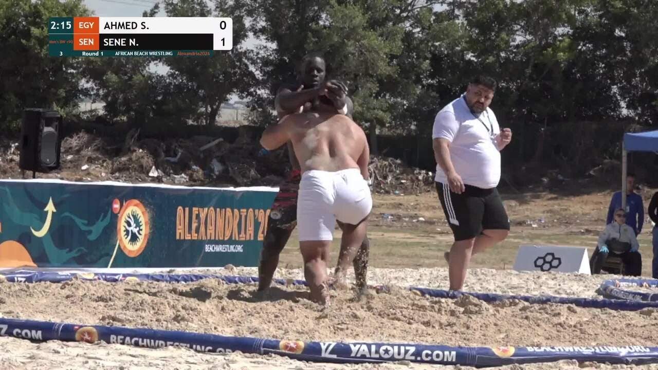 Samy Mohamed Fathy Mohamed AHMED (EGY) vs. Ngagne SENE (SEN) • Round 1 • Men's BW +90Kg
