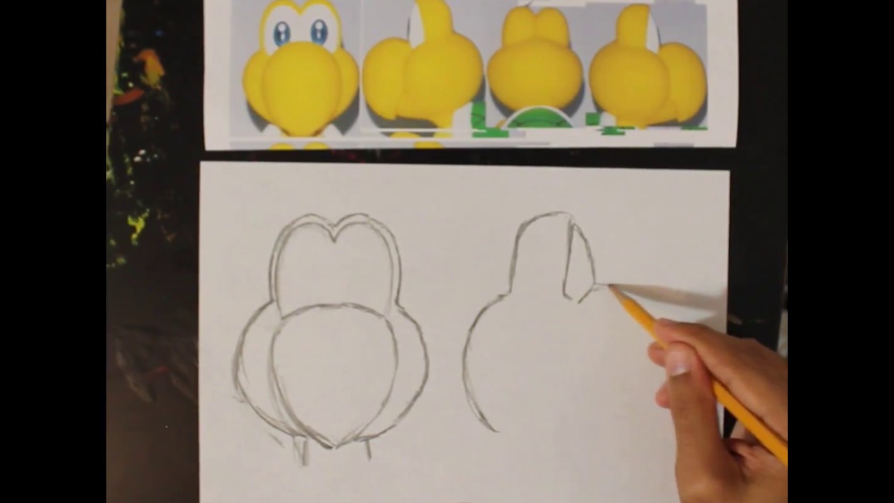 3d paper crafting Koopa troopa head