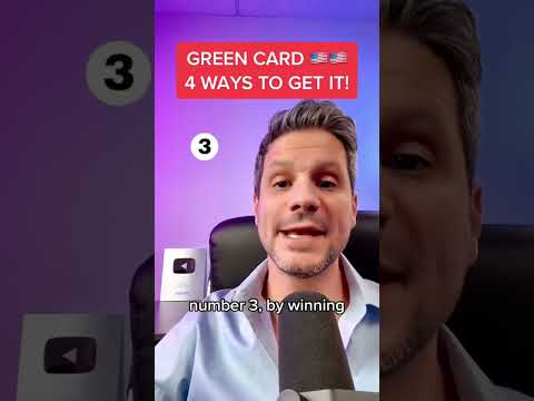 GREEN CARD: 4 Ways To Get It! 🇺🇸 #usa #immigration