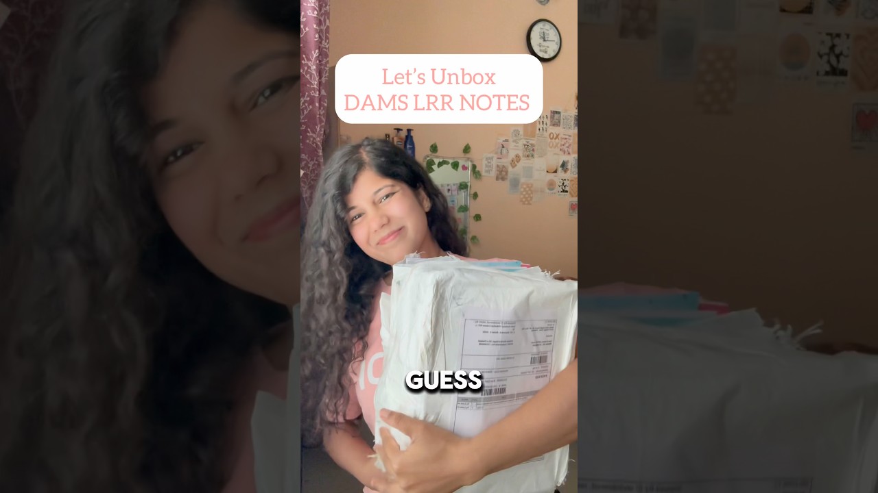 UNBOXING DAMS LRR Notes,NEETPG/INICETnotes #neet2025#neet#neetpg#medico#inicet#doctor​⁠@damsdelhi