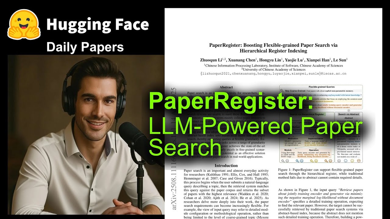 PaperRegister: LLM-Powered Paper Search