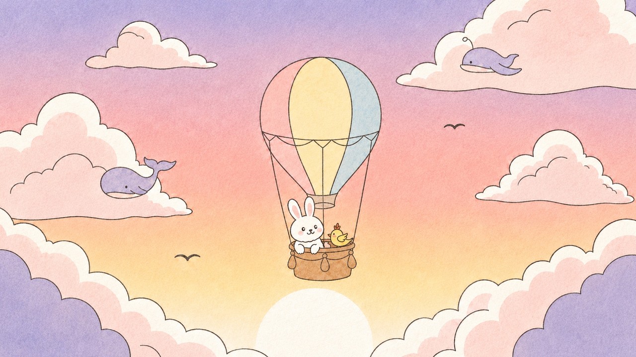[Playlist] Drifting Through Cotton Candy Clouds ☁️✨ | Lofi for Relax, Dreamy Ambience & Soft Mood