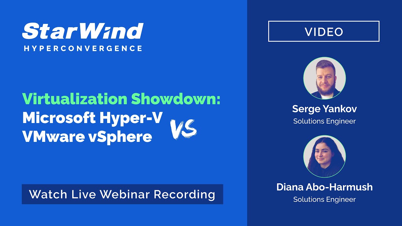 Virtualization Showdown: Microsoft Hyper-V vs. VMware vSphere