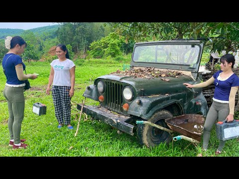 car restoration, jeep, abandoned 20 years ago can the girl restore it
