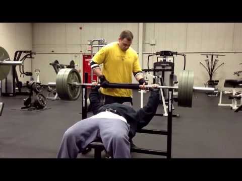 495lbs Bench Press Drop Set by Bill Manlove